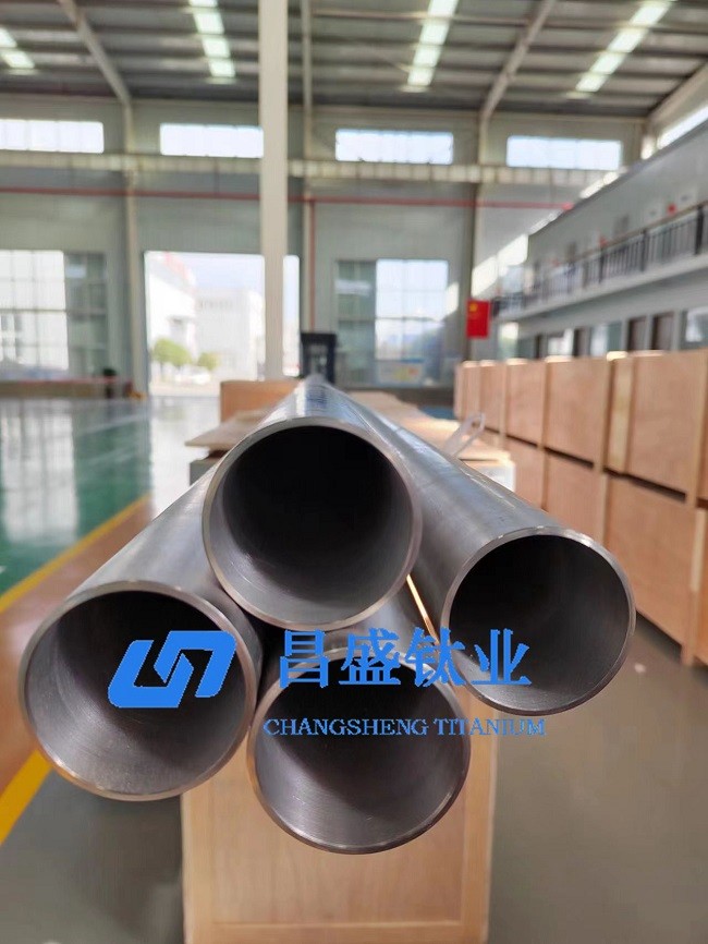 Gr.7 / TA9 / Ti-Pd Titanium Pipe Tube 60.3 X 2.77 X 4000mm Chlor Alkali Plant