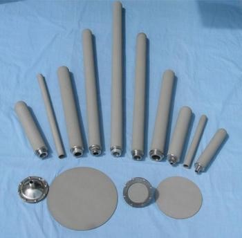Sintered Porous Filter with Optional Precious Metal Coating