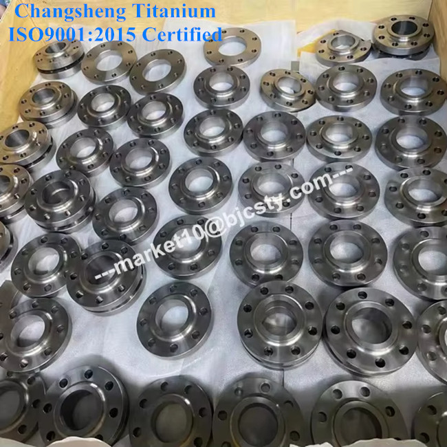 ASTM B381 F2 Forged Titanium Flanges For Petrochemical Spherical Storage Tank