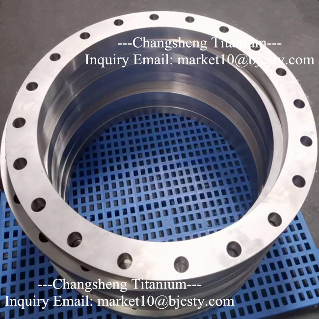 ASTM B381 F2 Forged Titanium Flanges For Petrochemical Spherical Storage Tank