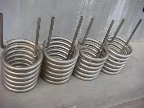 Bespoke Titanium Chiller Coil Tubing Pure Ti Gr2 Seamless Welded For ...