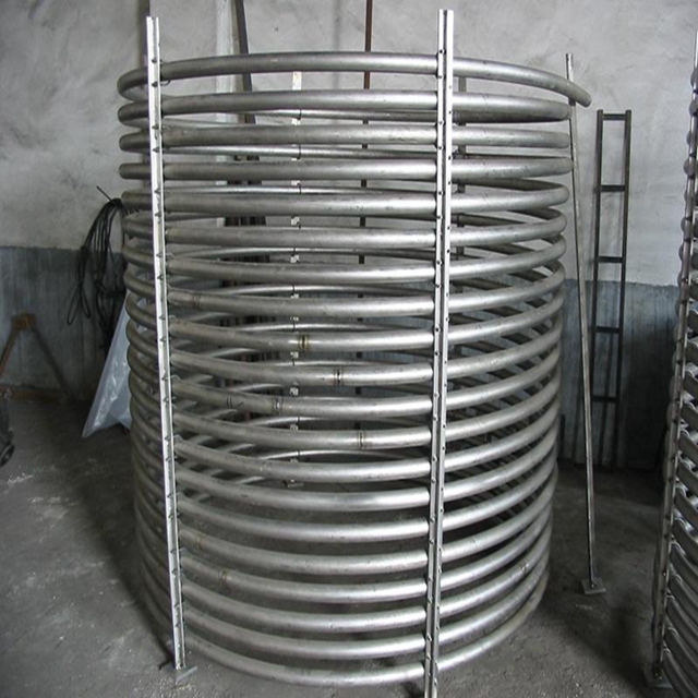 Bespoke Titanium Chiller Coil Tubing Pure Ti Gr2 Seamless Welded For ...