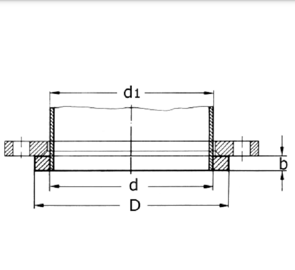 EN 1092-1 Type 32 Loose Plate Flange Titanium Weld-On Plate Collar
