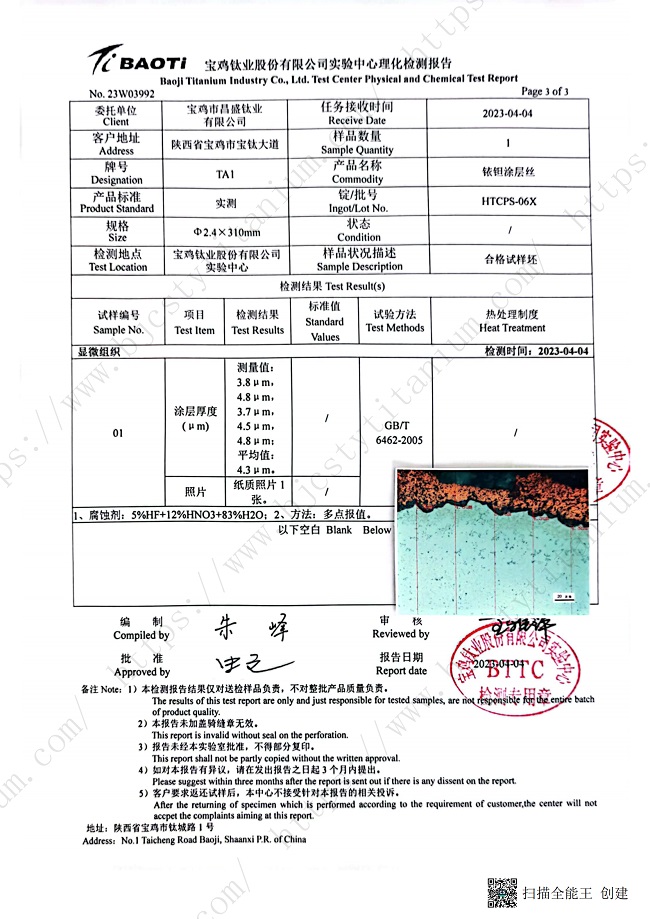 Titanium Mesh Electrode Iridium Oxide Coated Gr1 for swimming pool ...